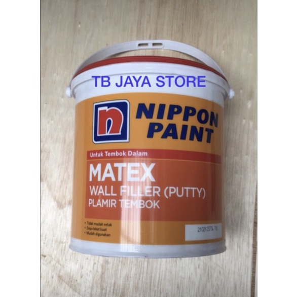 Jual PLAMUR PLAMIR TEMBOK MATEX / DEMPUL TEMBOK / WALL FILLER MATEX 1 ...