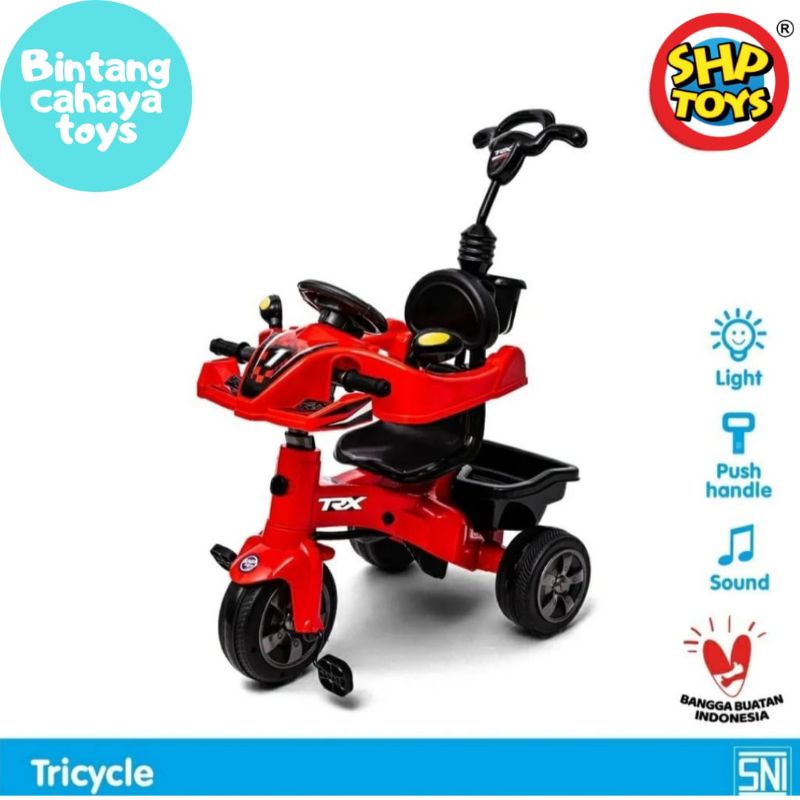 Jual Sepeda dorong anak sepeda roda tiga 3 ride on SHP TRX 575 Tricycle ...
