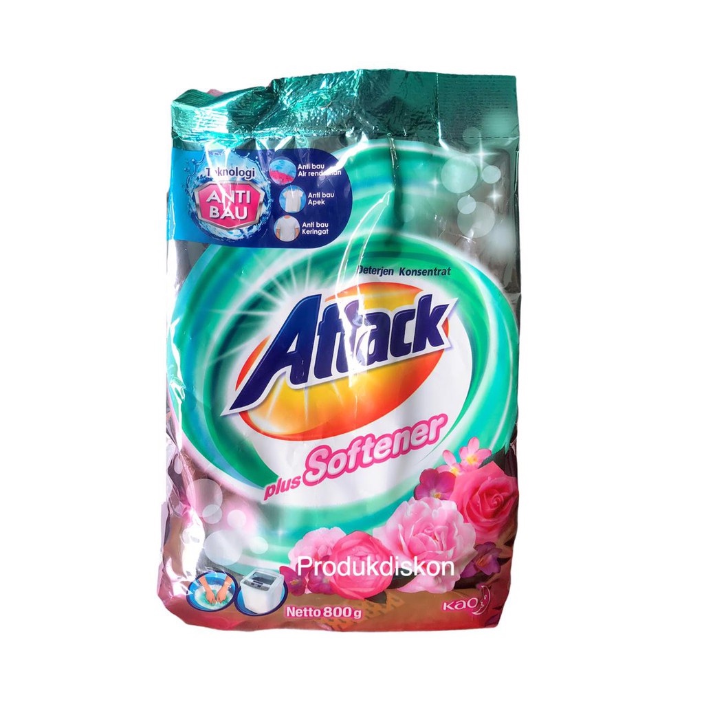Jual Attack Deterjen Konsentrat Plus Softener 750gr | Shopee Indonesia