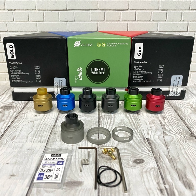 Jual RDA ALEXA 22MM ORIGINAL SINGLE COIL | Shopee Indonesia