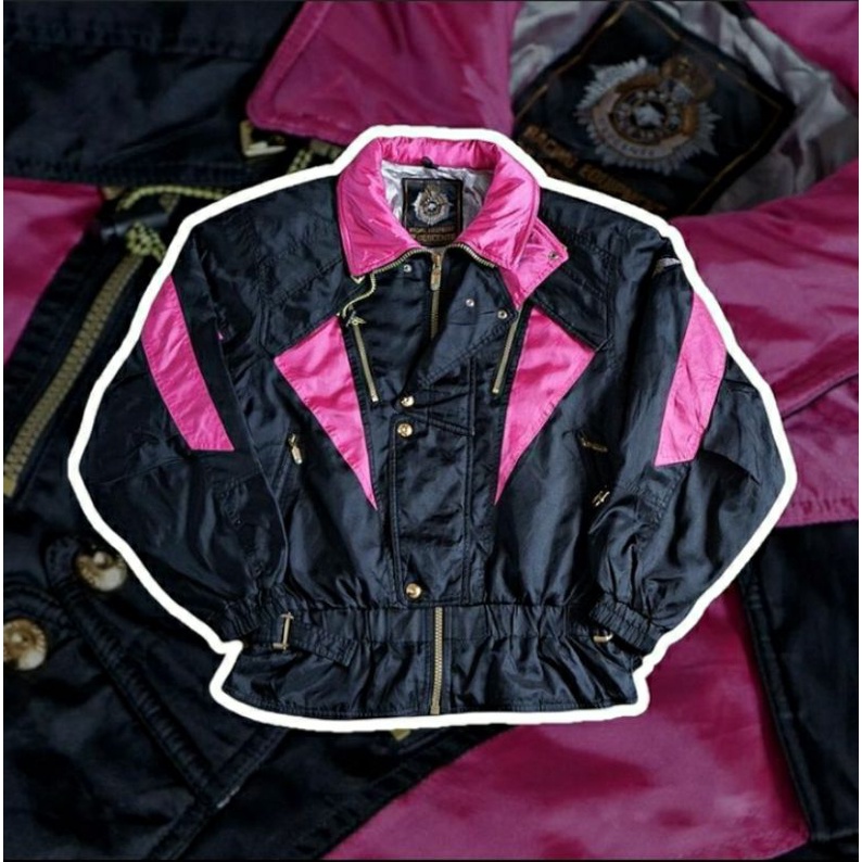 Jual Jaket Racing Vintage Hitam | Thrift Shop / Secondhand / Vintage ...