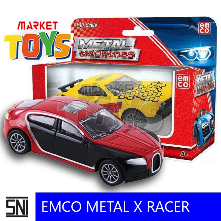 Jual EMCO Metal X Racer 1:43 Pull Back Die-Cast Car Mainan Anak Mobil ...