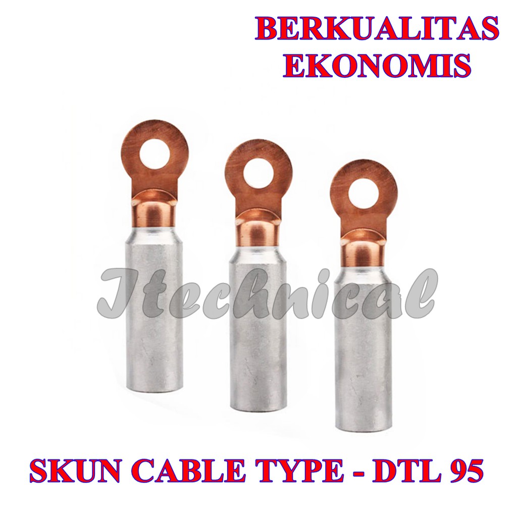 Jual KABEL SKUN BIMETAL ALCU DTL-2 95mm / CABLE LUG ALCU DTL 95mm | Shopee Indonesia