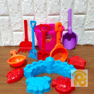 Jual Mainan Ember Cetakan Bermain Pasir Pantai Beach Toys | Shopee ...