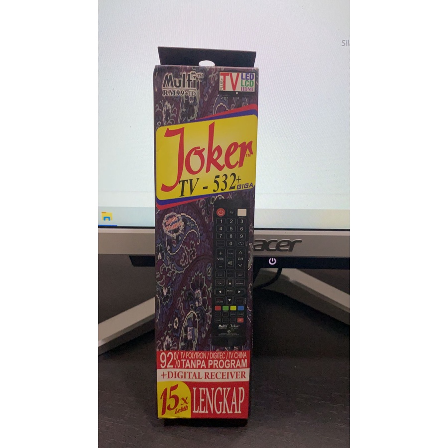 Jual Remote Multi RM99+ID Joker TV-532+ Giga | Shopee Indonesia
