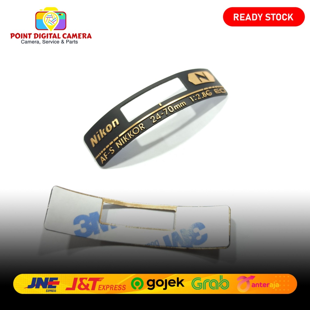 Jual Stiker logo emblem name plate lensa nikon 24-70 GOOD QUALITY ...