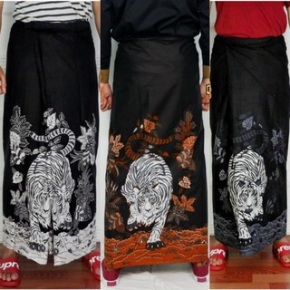 Jual Sarung Batik Motif Macan | Sarung Batik Motif Harimau | Shopee ...