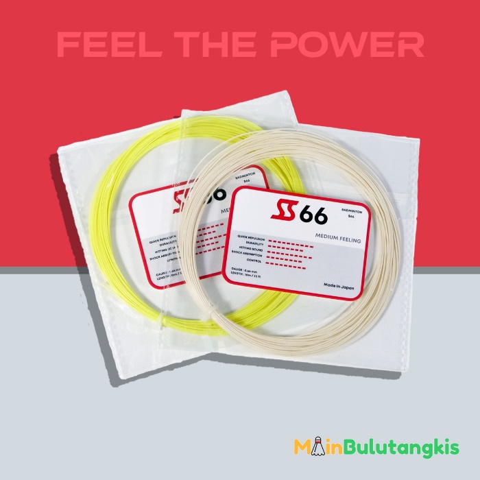 Jual Senar Raket Badminton / Senar Raket S66 Original Made In Japan ...