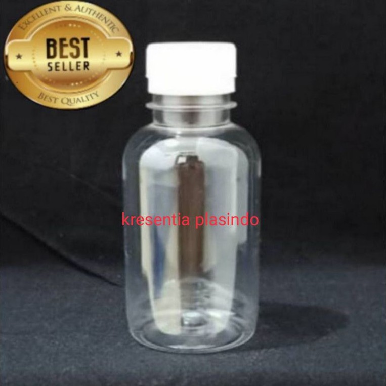 Botol Plastik Dot 150ml / Botol PET 150ml -Tutup Segel Long Neck isi ...