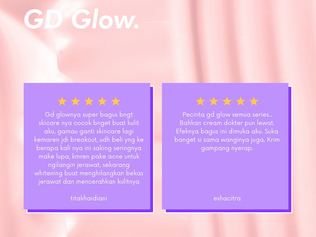Toko Online GD Glow & GD Slim Official | Shopee Indonesia
