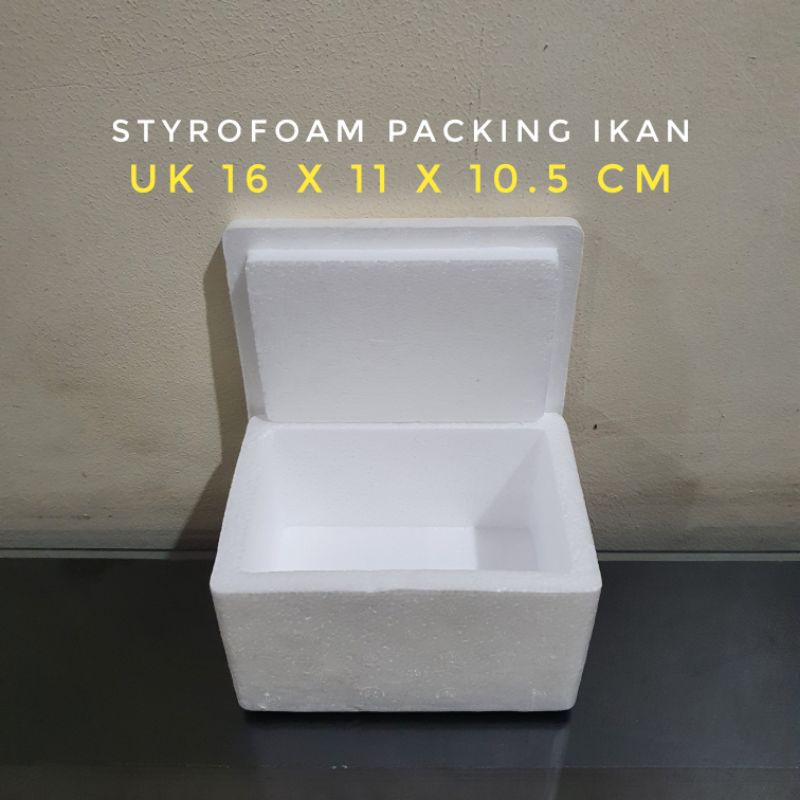 Jual Styrofoam Packing Ikan Cupang / Box Paxel / Sterefoam Box 16 x 1 ...