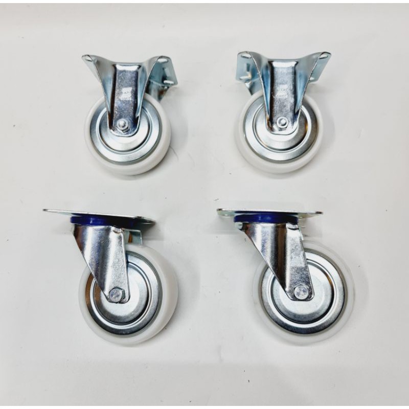 Jual Roda Troley Nilon murah 4 inch hidup/mati | Shopee Indonesia