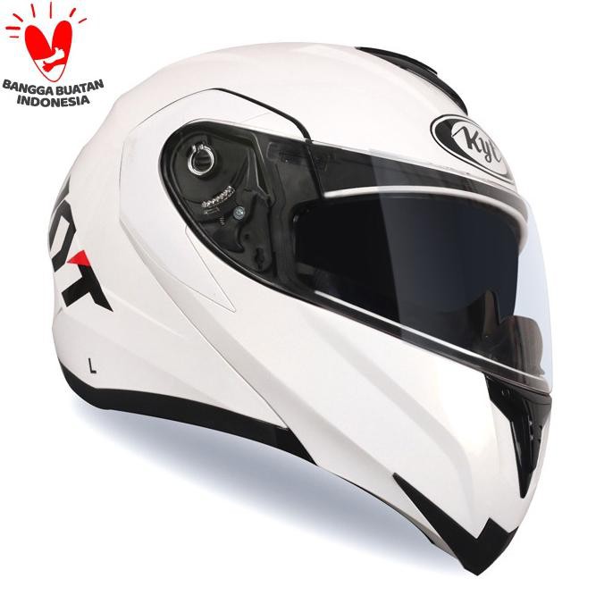 Jual Helm KYT RRX Modular Full Face White Fullface Double Visor ...