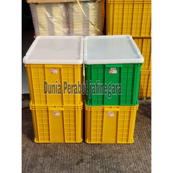Jual Container Box Industri Hanata 2104 / Keranjang Industri Rapat ...
