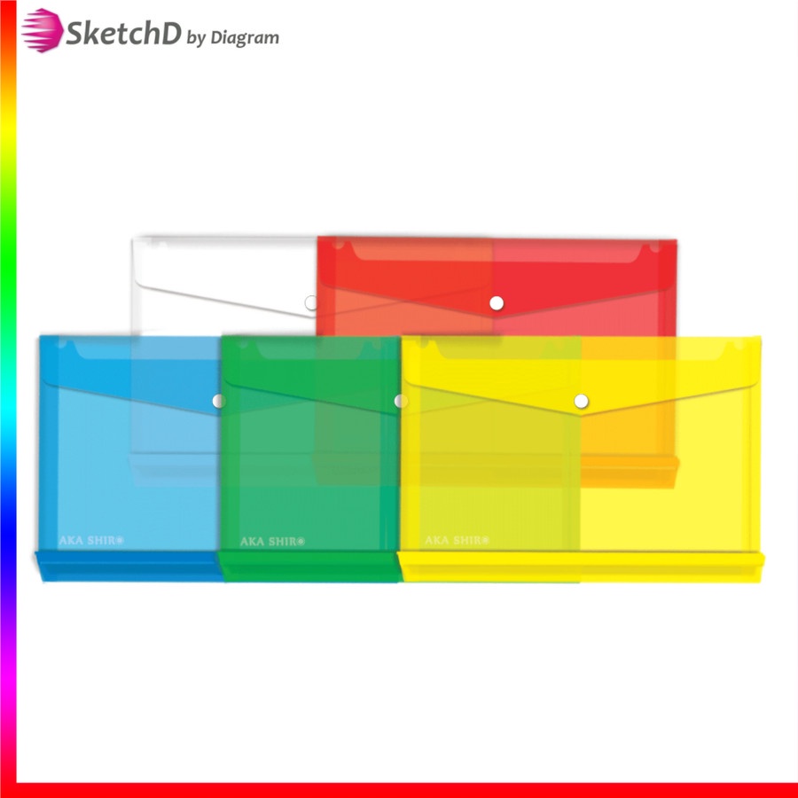 Jual Map Kancing plastik folio Akashiro | Shopee Indonesia