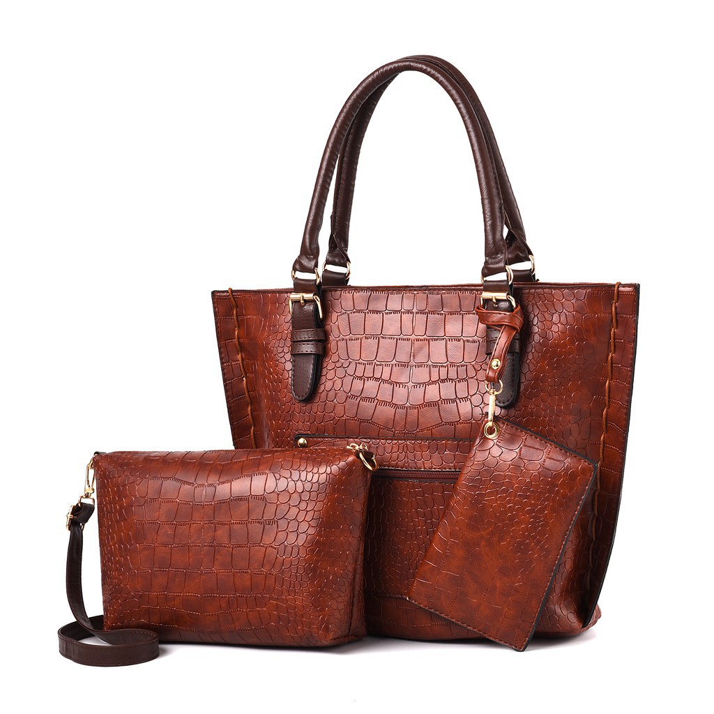 Jual TAS IMPORT TAS 3IN1 E3199 TAS CANTIK TAS IMPORT TAS BRANDED TAS ...