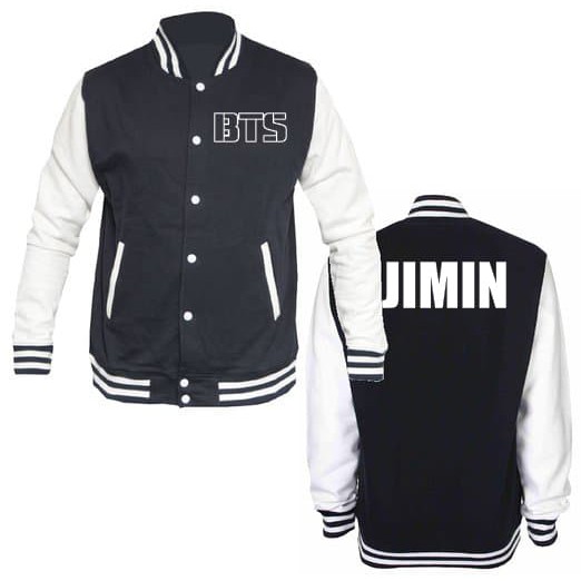 Jual Jaket Varsity K-POP - BTS ARMY (BISA CUSTOM NAMA) | Shopee Indonesia