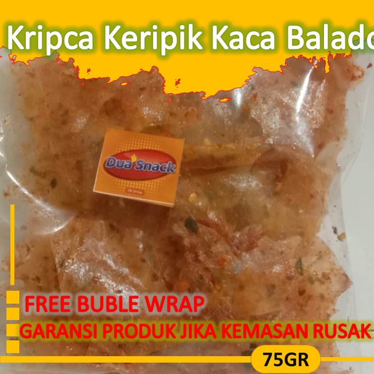 Jual Makanan Ringan Cemilan Snack Jajanan Kripca Keripik Kaca Rasa ...