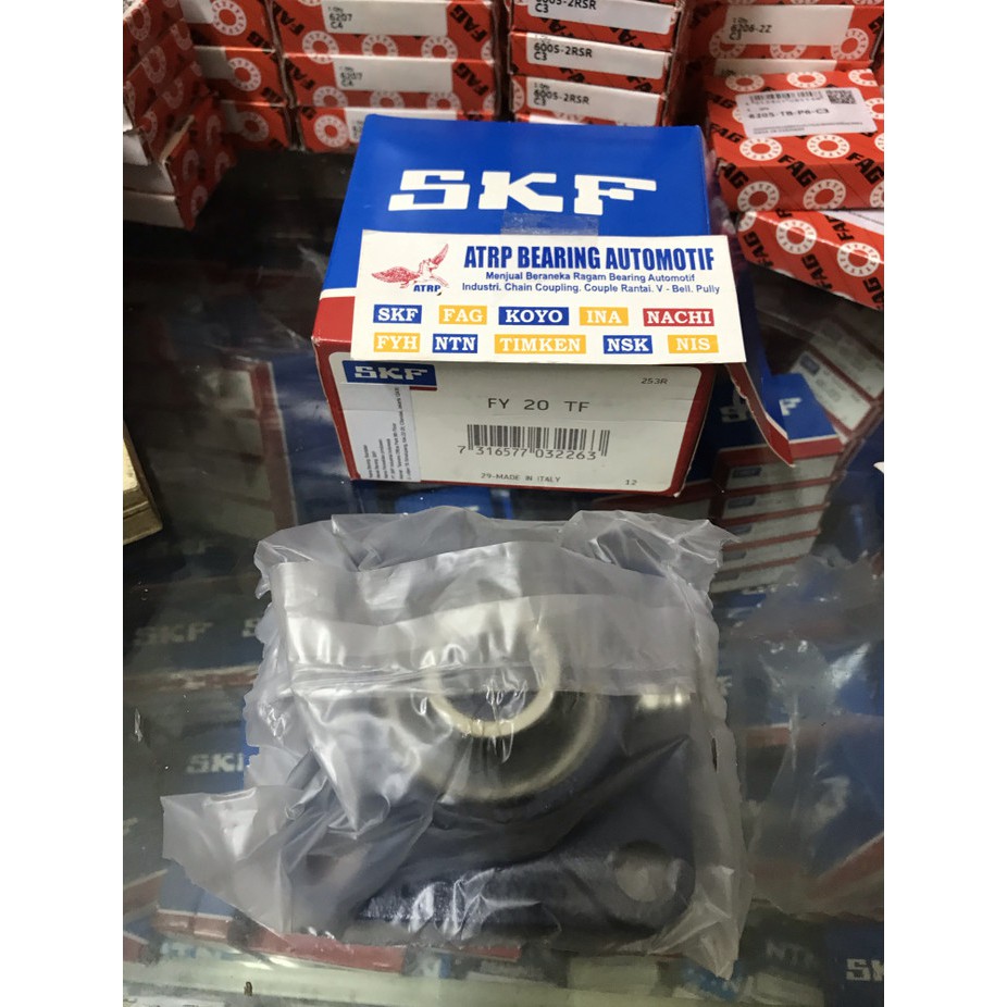 Jual PILLOW BLOCK BEARING FY 20 TF SKF 20 MM UCF 204 SKF | Shopee Indonesia