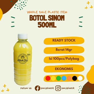 Jual 100pcs Botol Plastik Sinom 500 ML Indonesia|Shopee Indonesia