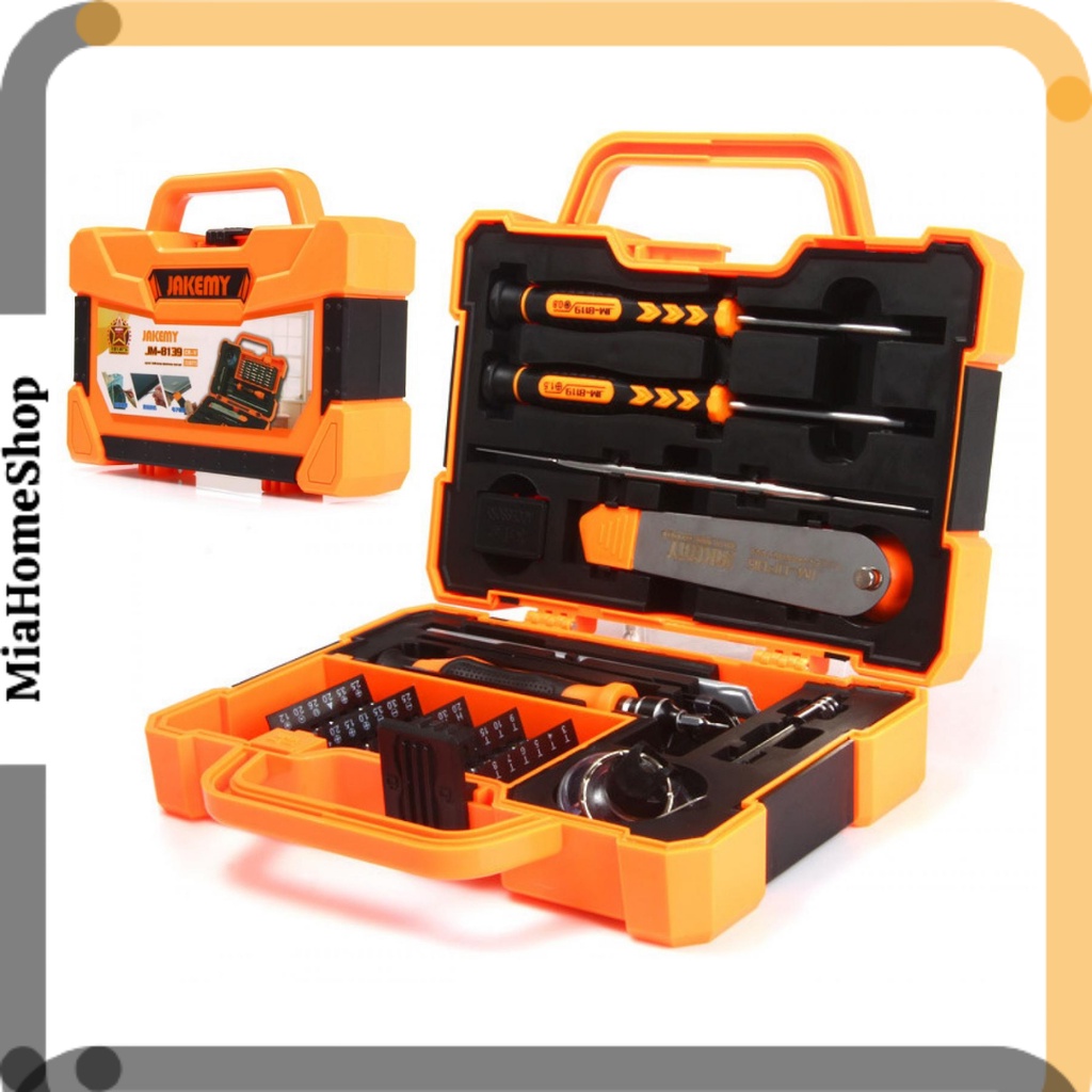 Jual Toolkit Repairing Screwdriver Obeng Set 45 In 1 | Shopee Indonesia