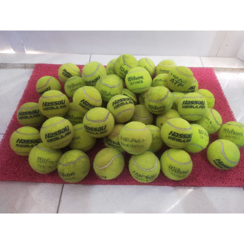 Jual bola tenis tennis bekas campur/ bola kasti | Shopee Indonesia