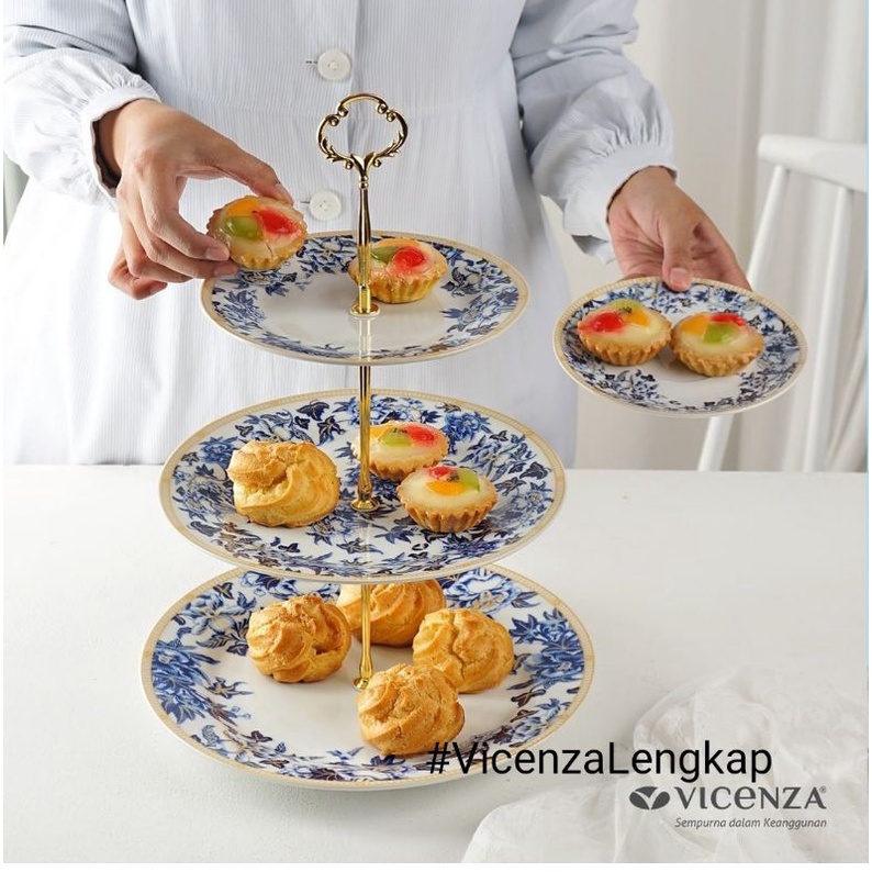 Jual Vicenza Piring Kue PA25 Indonesia|Shopee Indonesia