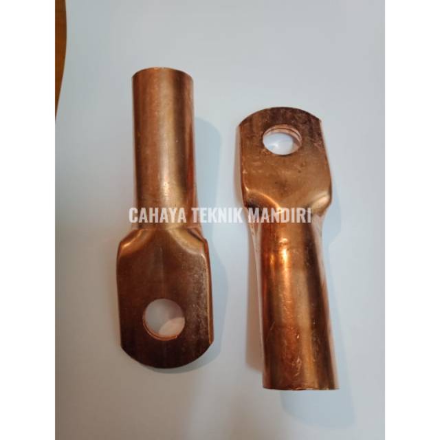 Jual Skun kabel 35 mm lubang baut 8 / cable lugs / skun kabel tembaga DTG-35 | Shopee Indonesia
