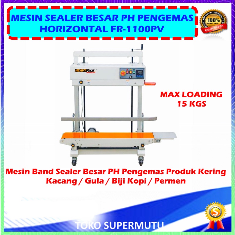 Jual Mesin Segel Plastik Continuous Band Sealer FR 1100PV HEAVYPACK ...