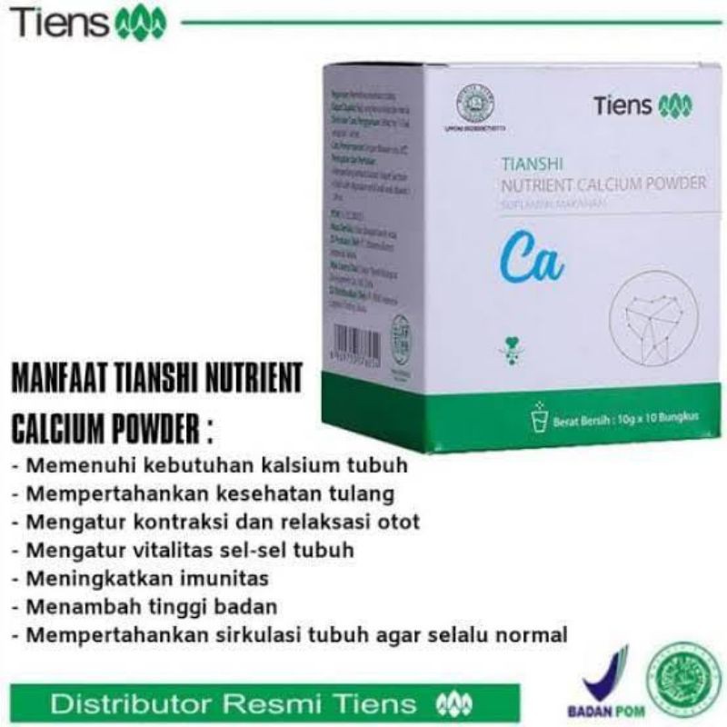 Jual Nutrient Calsium Tiens / Kalsium Alami / Mencegah Keropos Tulang ...