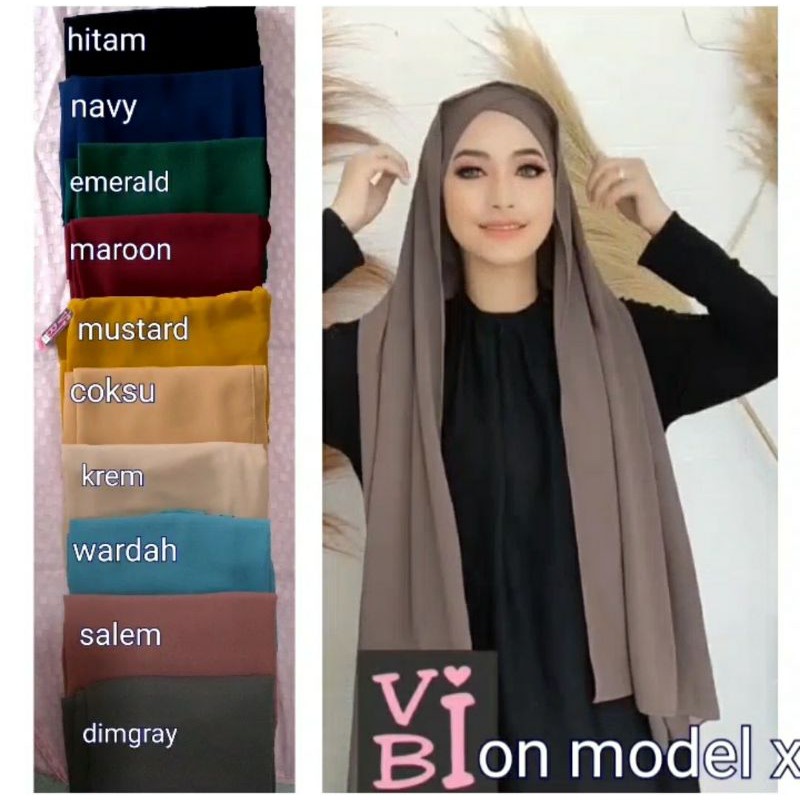 Jual Pashmina Inner Silang | Shopee Indonesia