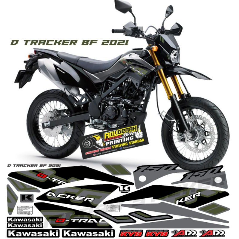 Jual Sticker Striping D Tracker DTracker 2021 ARMY | Shopee Indonesia