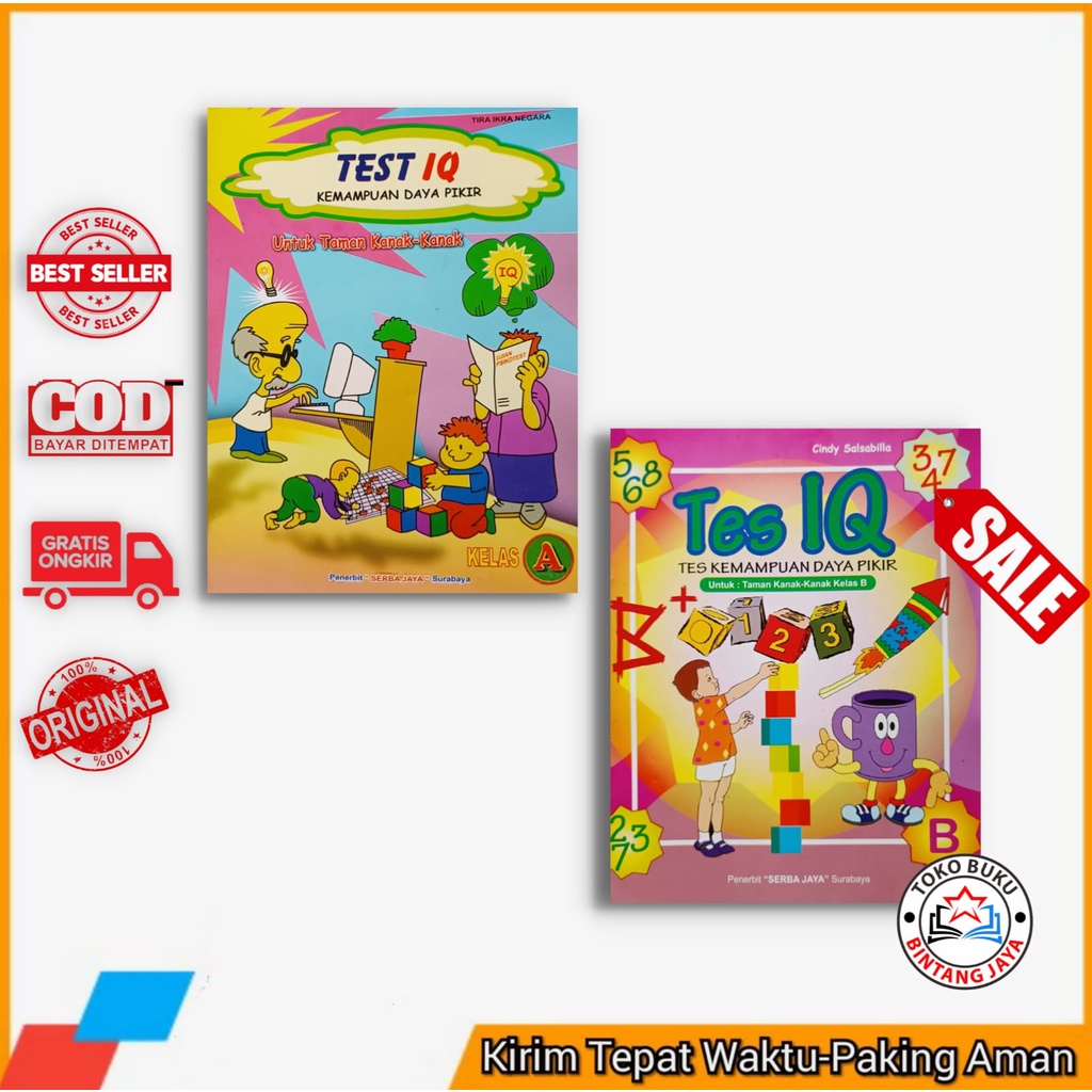 Jual Buku Tes IQ Untuk Anak TK - Buku Tes IQ Anak Kemampuan Daya Pikir ... Jual Buku Tes IQ Untuk Anak TK - Buku Tes IQ Anak Kemampuan Daya Pikir ...