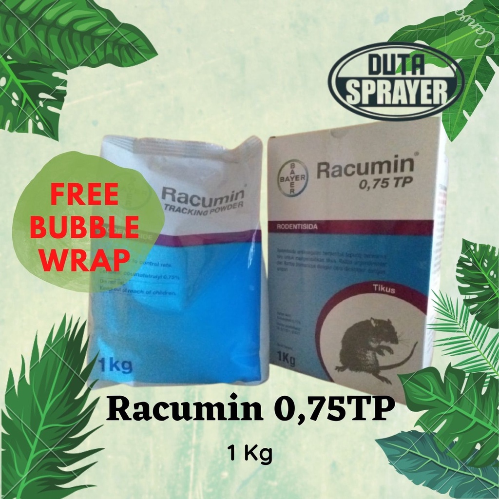 Jual Racumin 0,75 TP Tracking Powder 1Kg Rodenticide 1 Kg Racun Bubuk ...