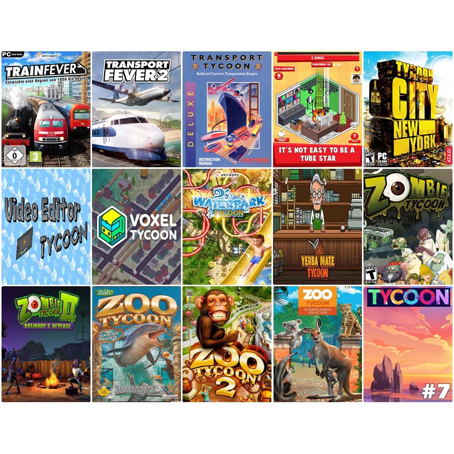 Jual Game Tycoon Paket 7 TERBARU untuk PC Laptop Windows | Shopee Indonesia
