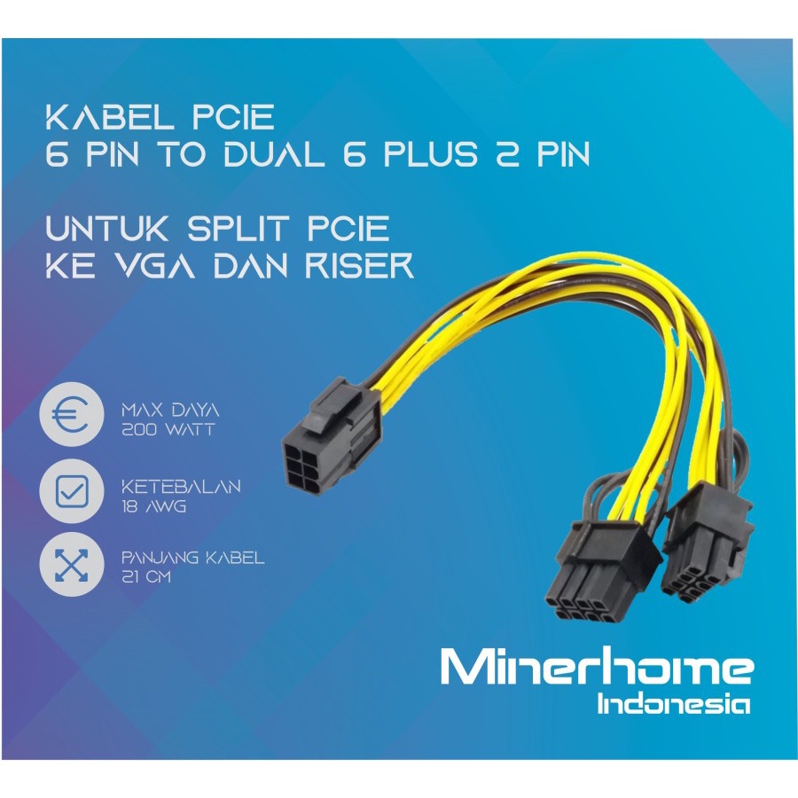 Harga Kabel Pcie 6PIN Terbaru Okt 2024 |BigGo Indonesia