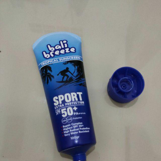 Bali Breeze Sport Extra (Biru) & Tropical Sunscreen (Kuning) | Shopee ...