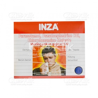 Jual Inza Tablet / Flu (1 Strip isi 4 Tablet) | Shopee Indonesia