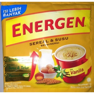 Jual ENERGEN RENCENG RASA VANILA,COKELAT DAN KACANG HIJAU KEMASAN BARU ...