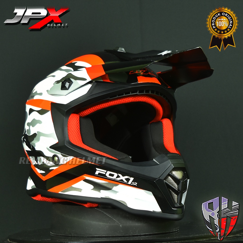 Jual HELM JPX CROSS FOX1 JR 03 FLUO RED HELM JPX CROSS ANAK | Shopee ...