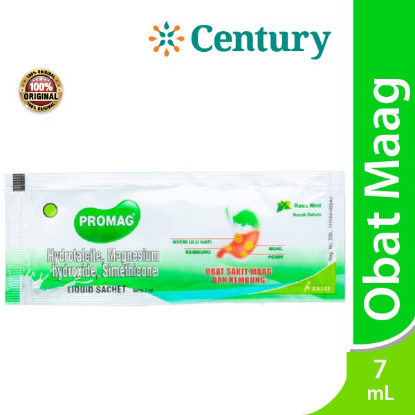 Jual Promag Suspensi Sachet isi 7 ml / Obat Maag Cair / Kembung / Sakit ...