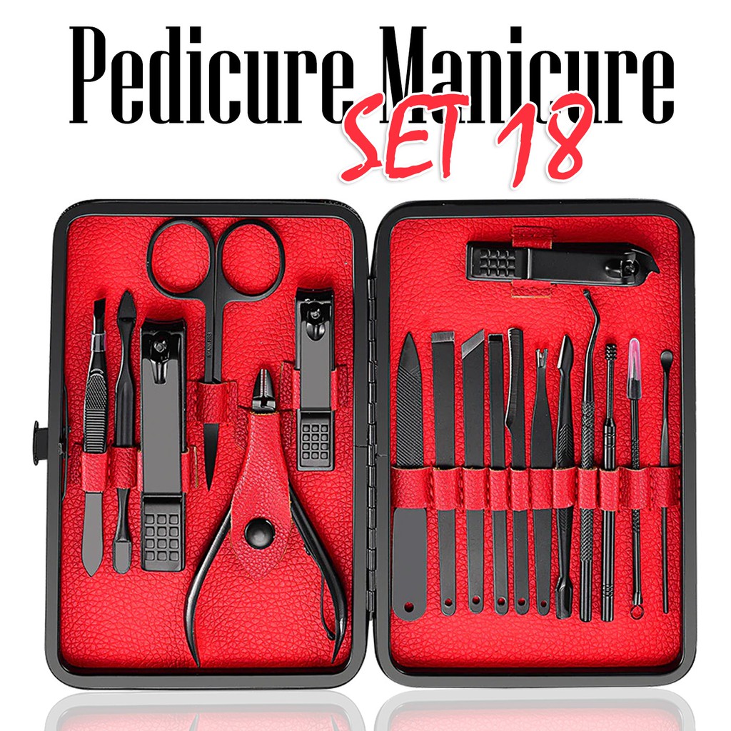 Jual Set Alat Manicure Pedicure perawatan kecantikan Gunting Kuku ...