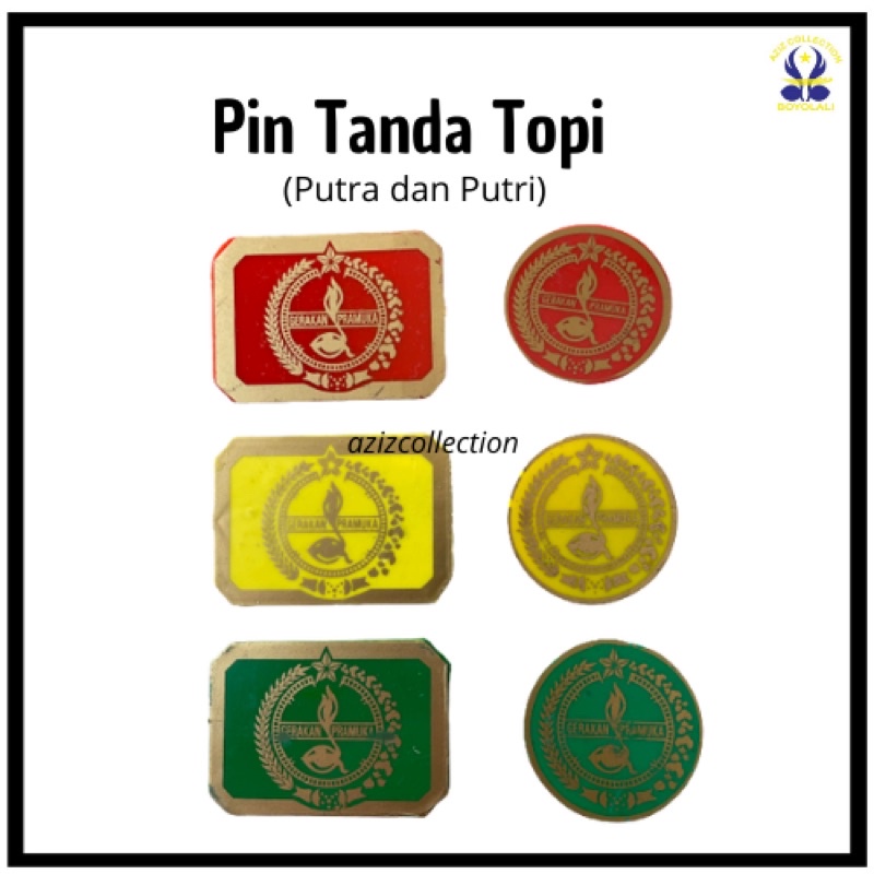 Jual Pin Tanda Topi Baret Boni Pramuka Penggalang Penegak Siaga
