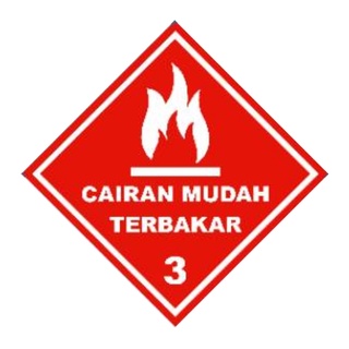 Jual STICKER Cairan Mudah Terbakar - 30cm x 30cm | Shopee Indonesia