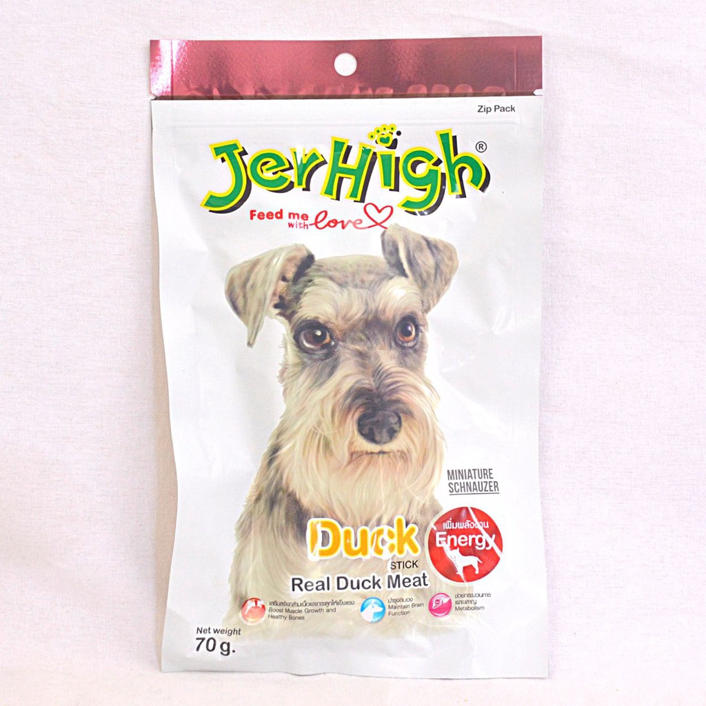 Jual JERHIGH Snack Anjing DUCK Stick 70gr | Shopee Indonesia