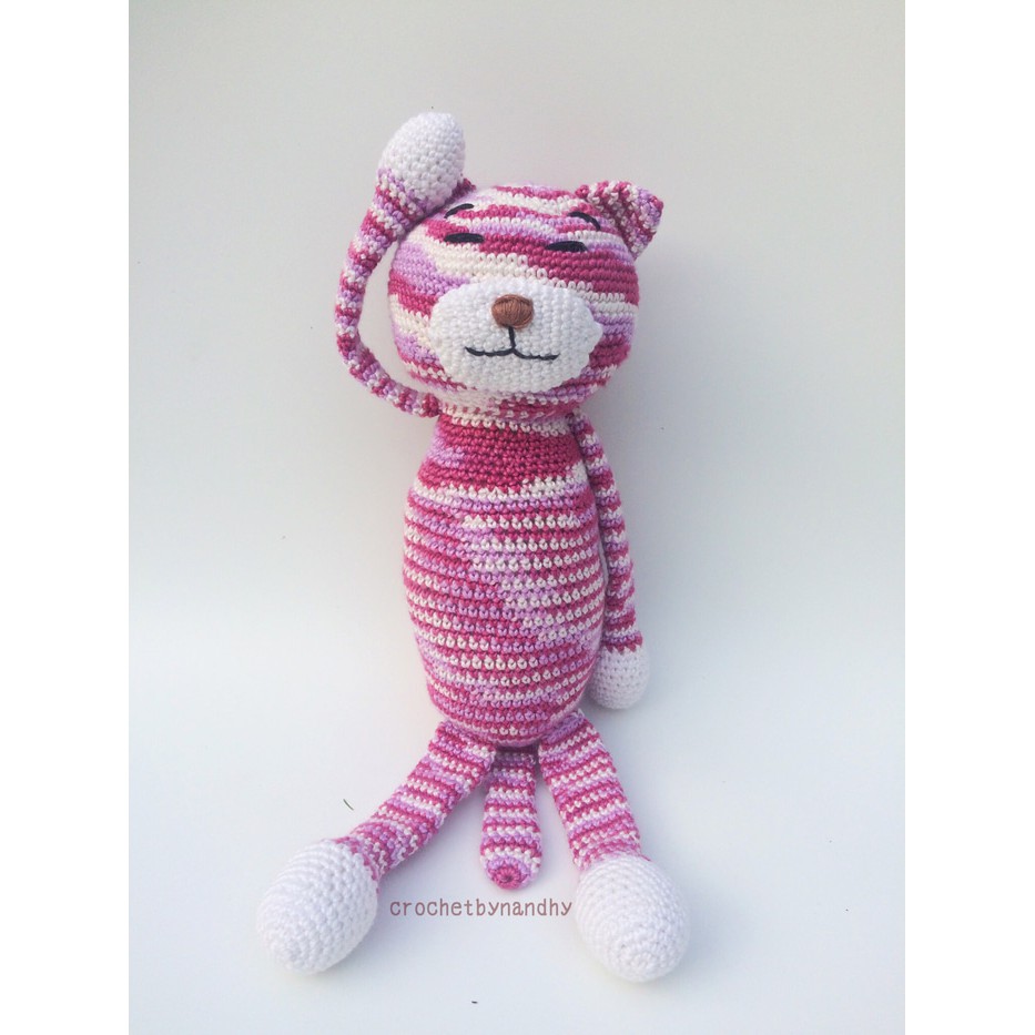 Jual Boneka rajut rajutan tangan handmade kucing amigurumi crochet ...