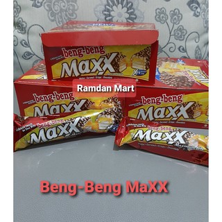 Jual Beng-Beng MaXX wafer coklat jumbo (1 Box isi 12 bungkus @ 32 Gr ...