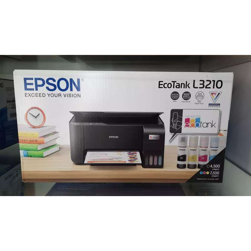 Jual Printer EPSON L3210 Pengganti L3110 All-in-One Multifunction w/ ECO Tank - Print/Scan/Copy ...