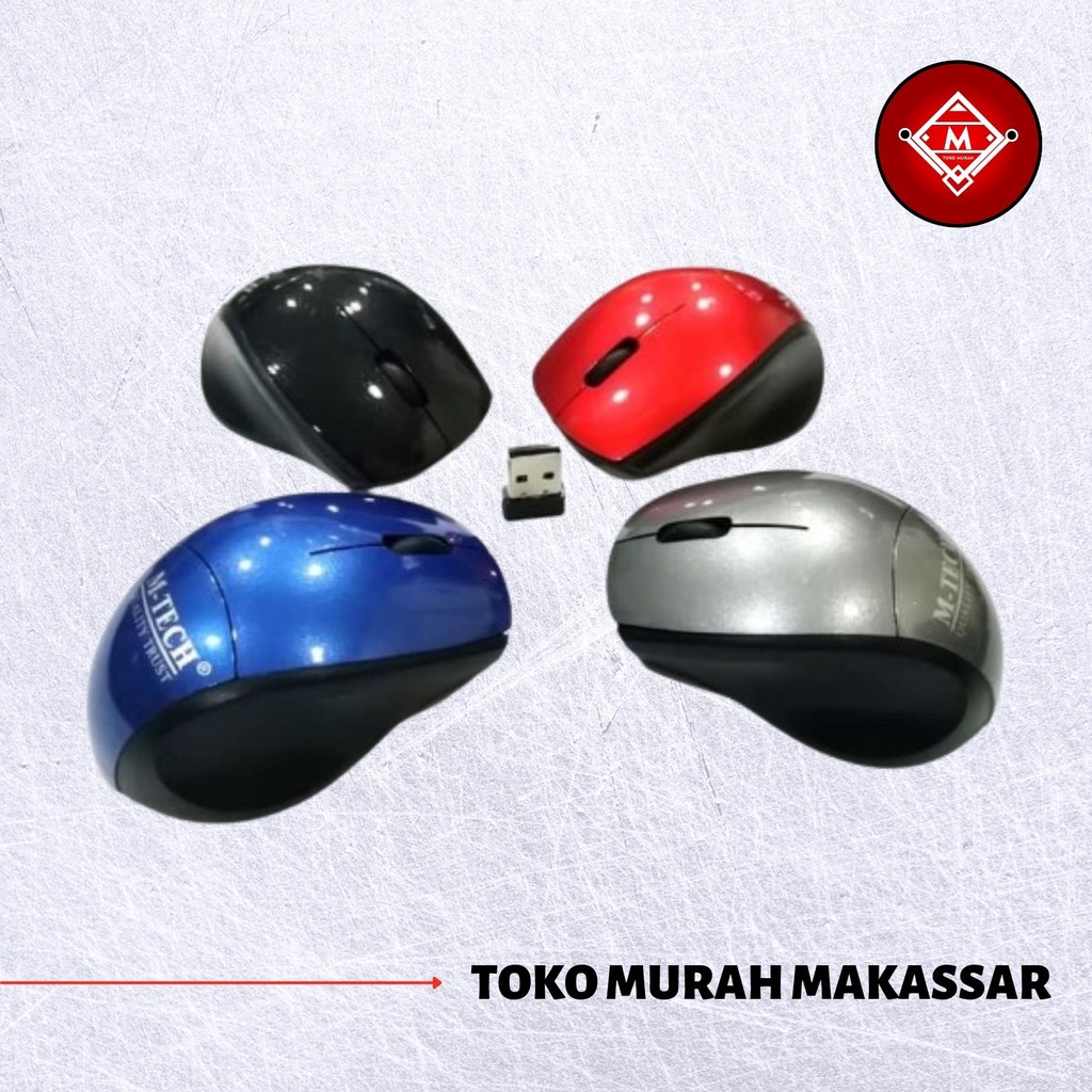 Jual MOUSE WIRELESS M-TECH 2.4GHZ 6075 POSTEL 2.4GHZ DPI MS MTECH ...