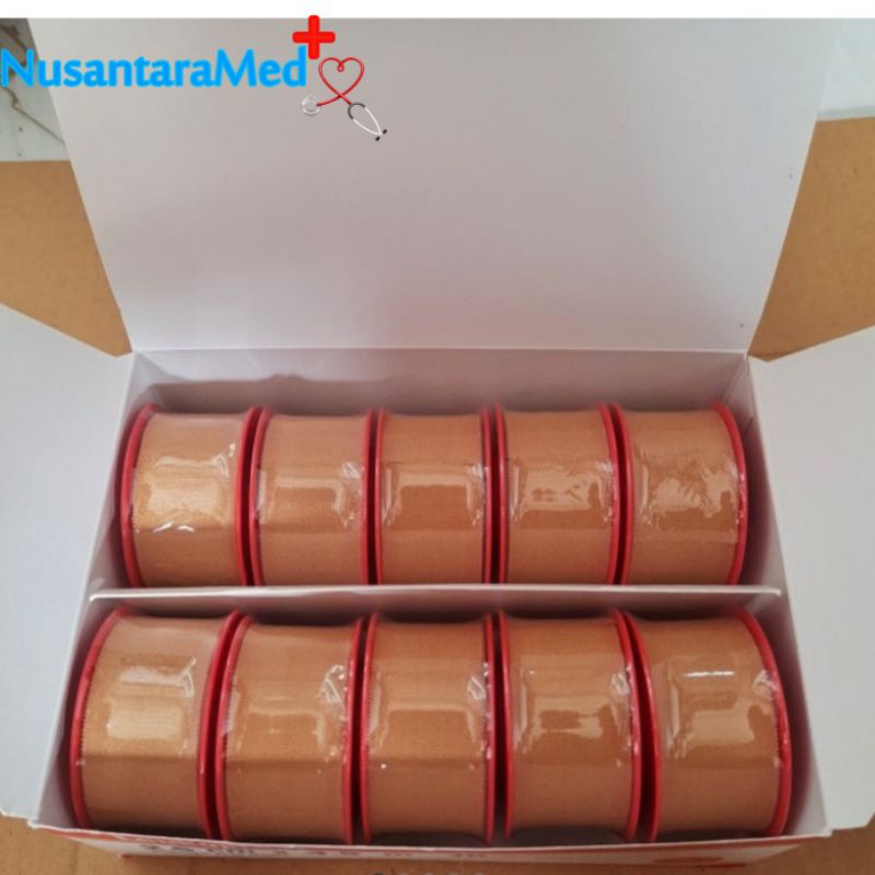 Jual Leukoplast 2,5cm x 4,5m Plester Roll Kain Coklat 1 Inch Leukoplast | Shopee Indonesia